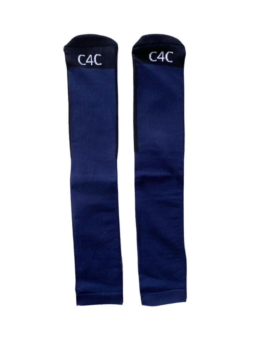 Knee Length C4C Show Socks - Blue – Canter for Cancer NZ