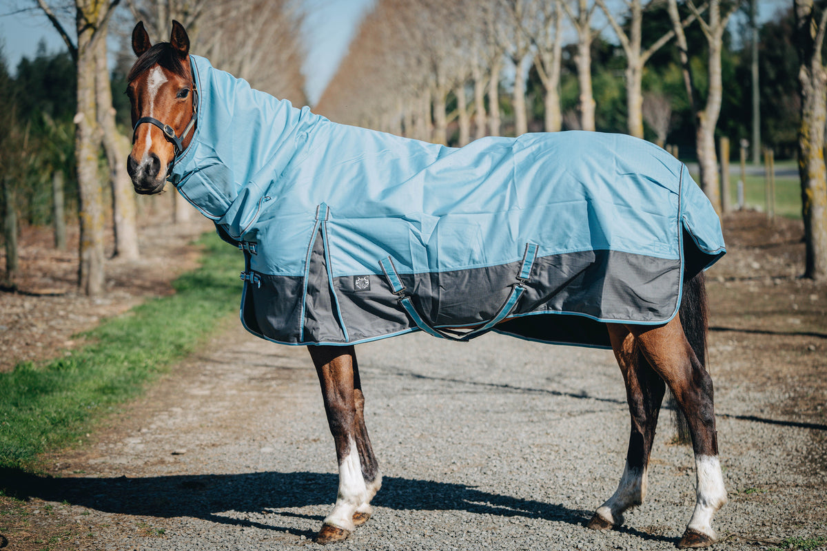 1200D No Fill Spacer Lined Baby Blue Combo – Canter for Cancer NZ